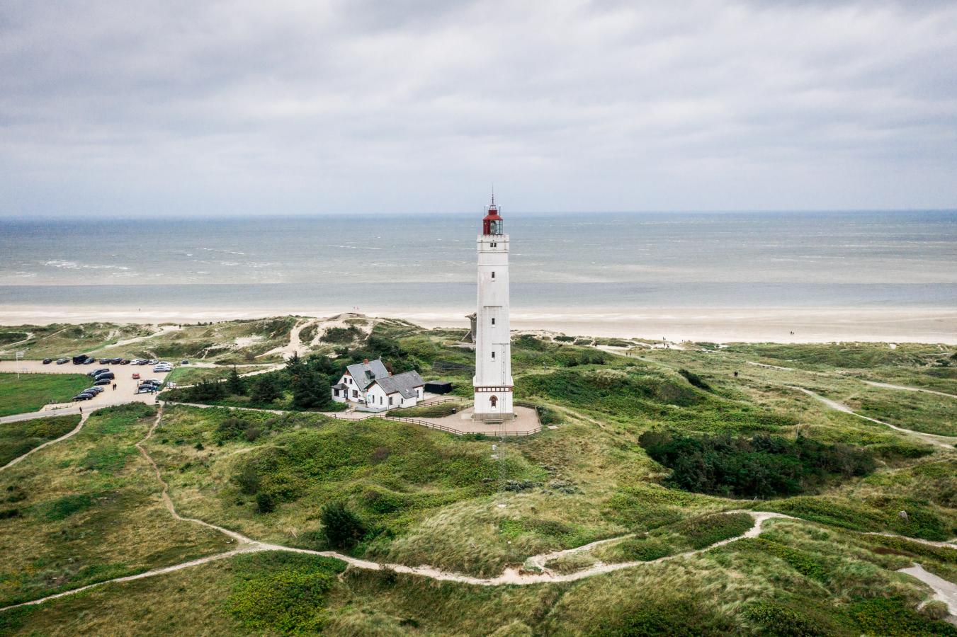 Overnatningsmuligheder på Kyst til Kyst-Stien